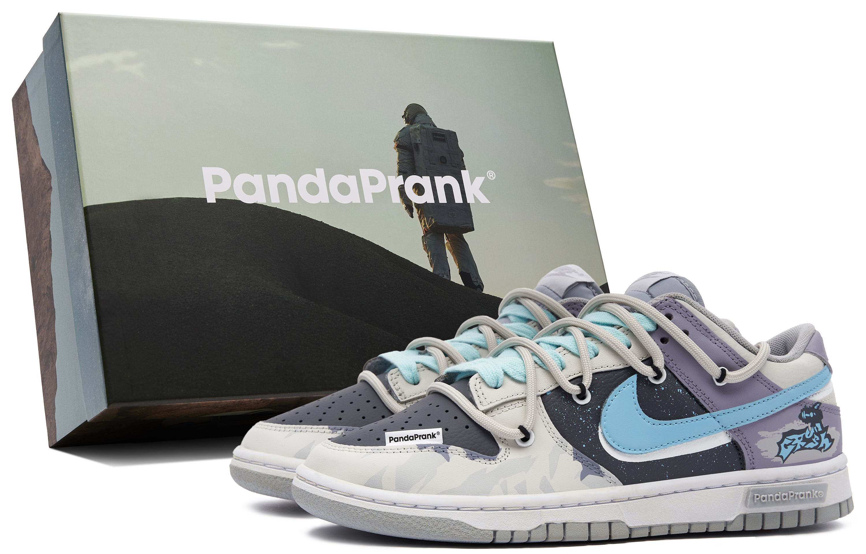 Buy [Custom Shoes] Nike Dunk Low 'Panda Prank Space Exploration' DJ6188 ...