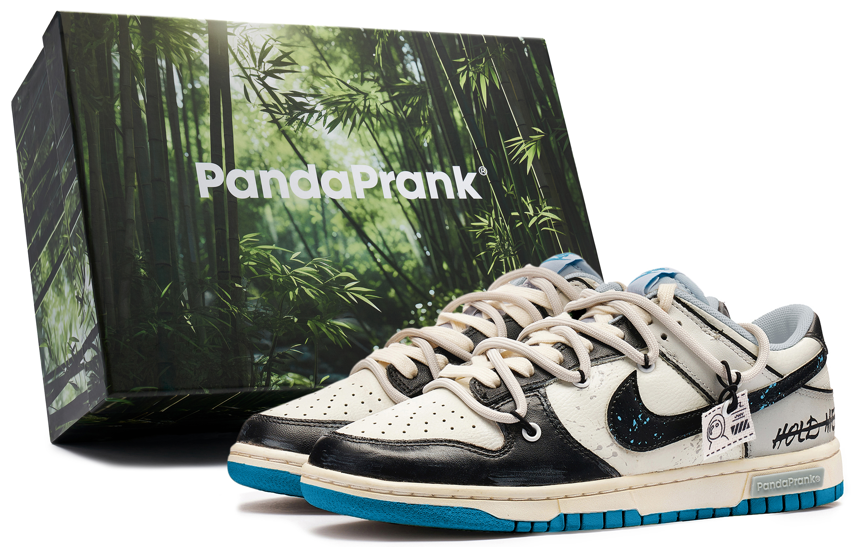 [Custom Shoes] Nike Dunk Low 'Panda Prank Star Trek' DV0831-001-485000 ...