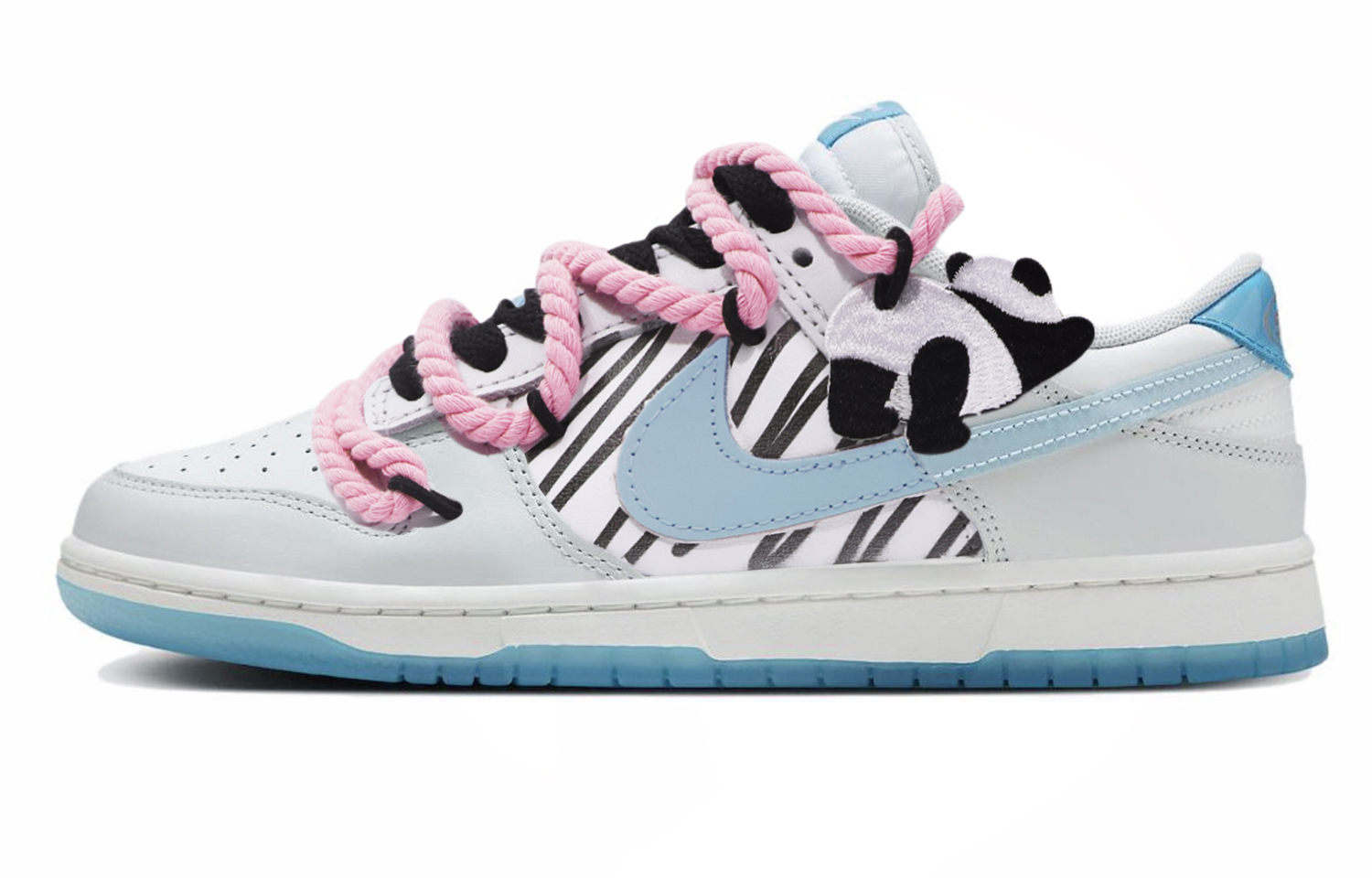 [Custom Shoes] Nike Dunk Low 'Panda Van Gogh' - Novelship