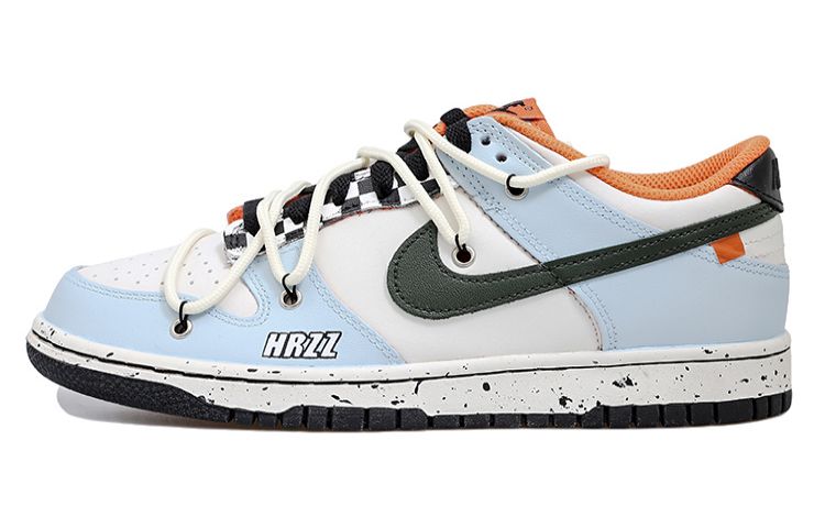 [Custom Shoes] Nike Dunk Low 'Racing Blue Checkerboard' - Novelship