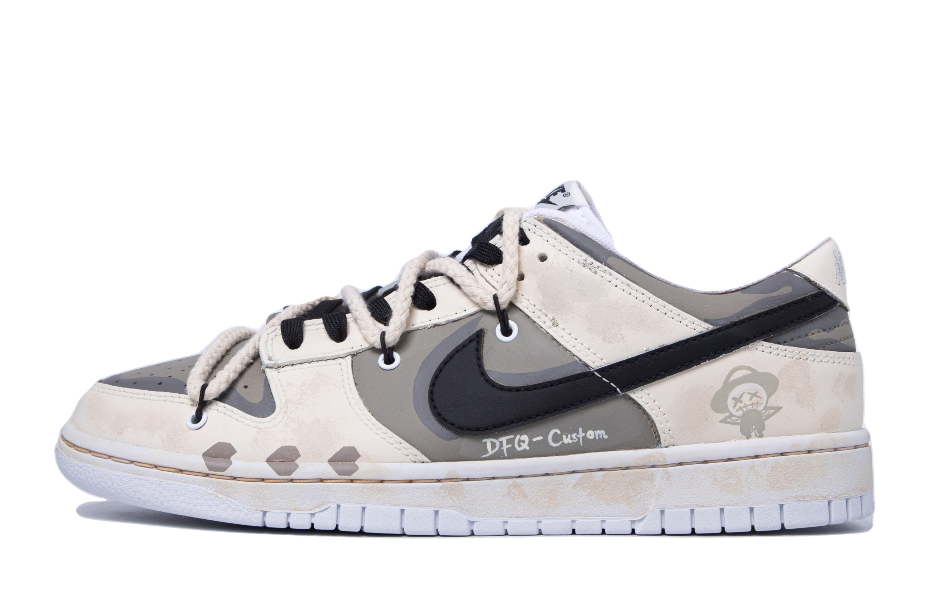 [Custom Shoes] Nike Dunk Low 'Scarecrow Mocha' - Novelship