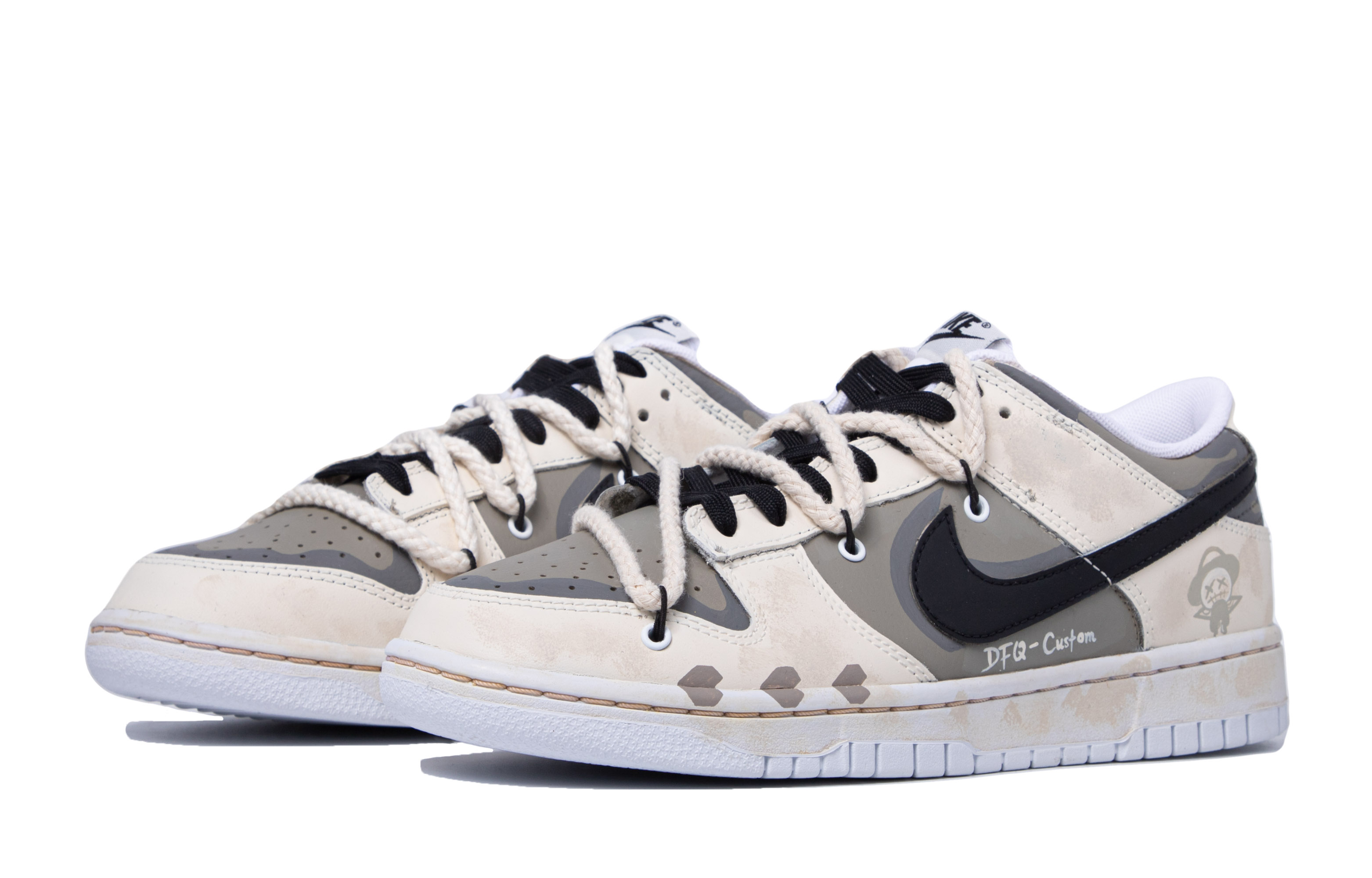 Buy [Custom Shoes] Nike Dunk Low 'Scarecrow Mocha' - Novelship