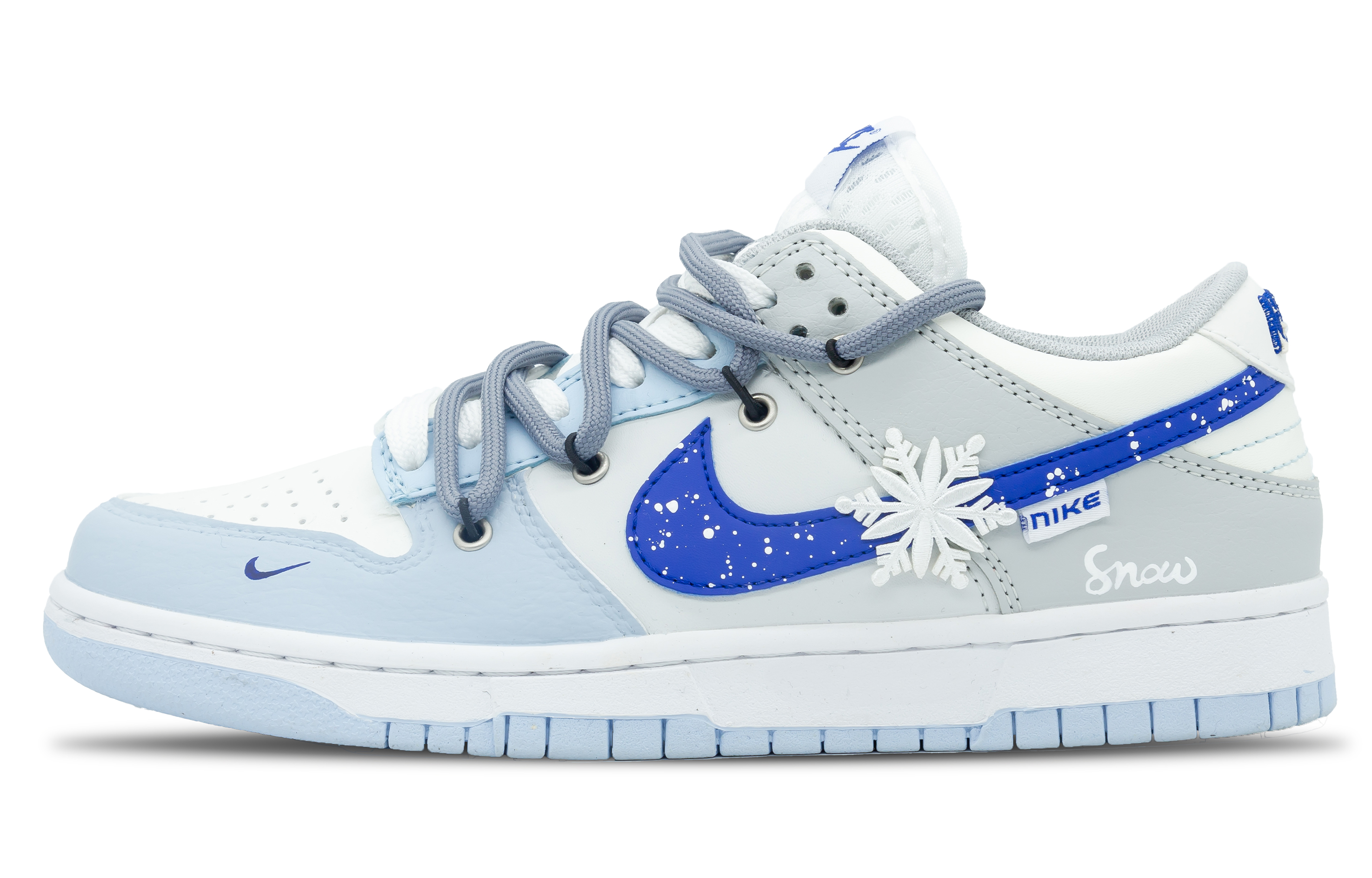 Buy [Custom Shoes] Nike Dunk Low 'Sea Salt Blue - Snowflake ...