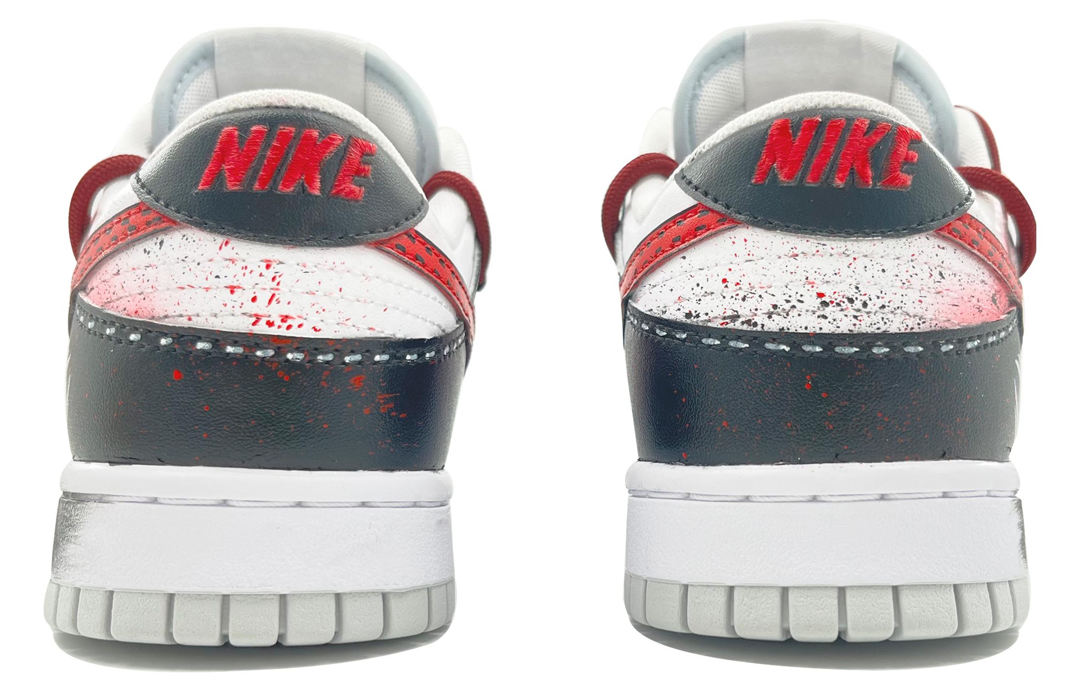 Buy [Custom Shoes] Nike Dunk Low 'Spider- Prisoner Black White Red ...