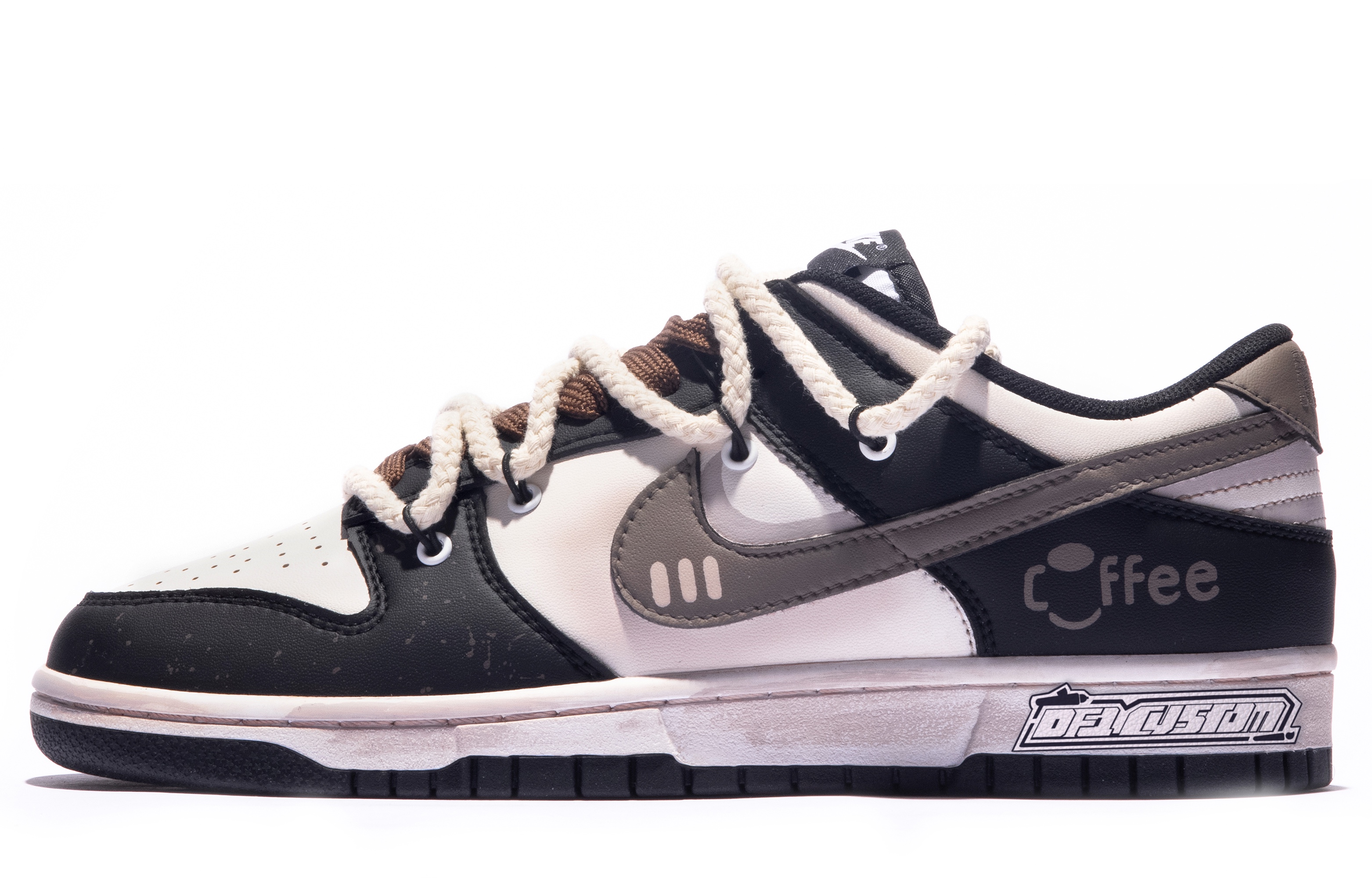 [Custom Shoes] Nike Dunk Low 'Vintage Coffee' - Novelship