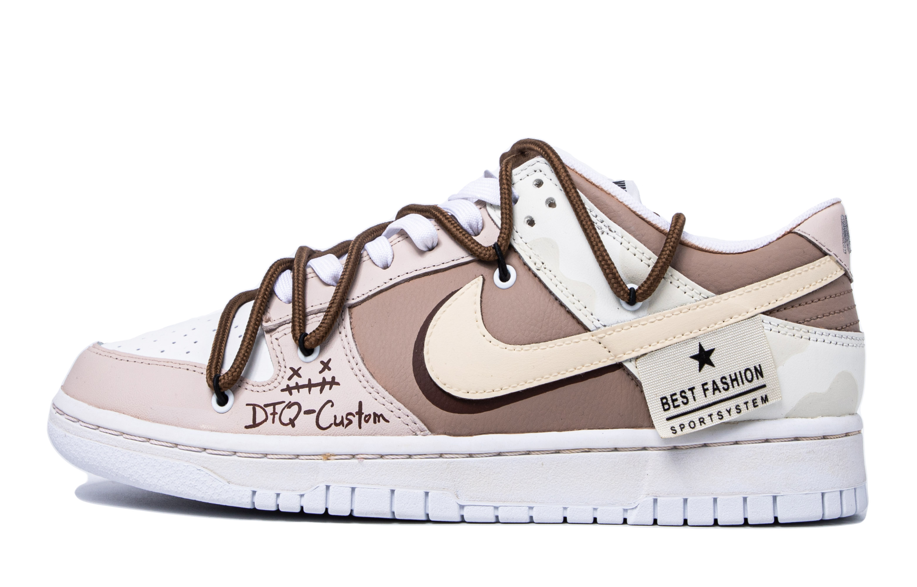 [Custom Shoes] Nike Dunk Low 'Western Sunset Graffiti White Coffee'を購入 ...
