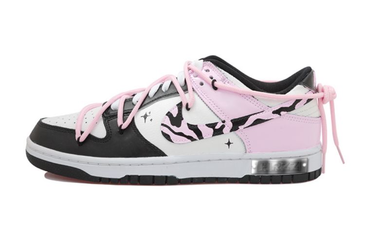 [Custom Shoes] Nike Dunk Low 'Zebra Star' - Novelship