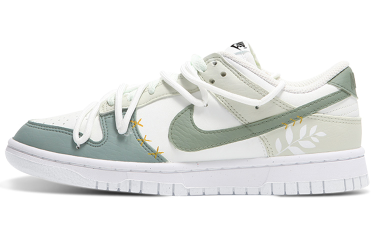 Buy [Custom Shoes] Nike Dunk Low Retro 'Chlorophyll Green Leaf' - Novelship