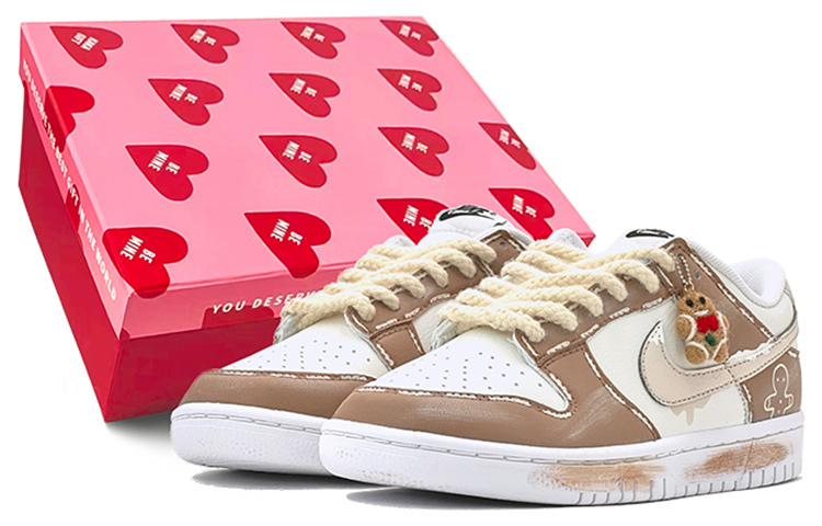 Buy [Custom Shoes] Nike Dunk Low Retro 'Christmas Gingerbread' - Novelship