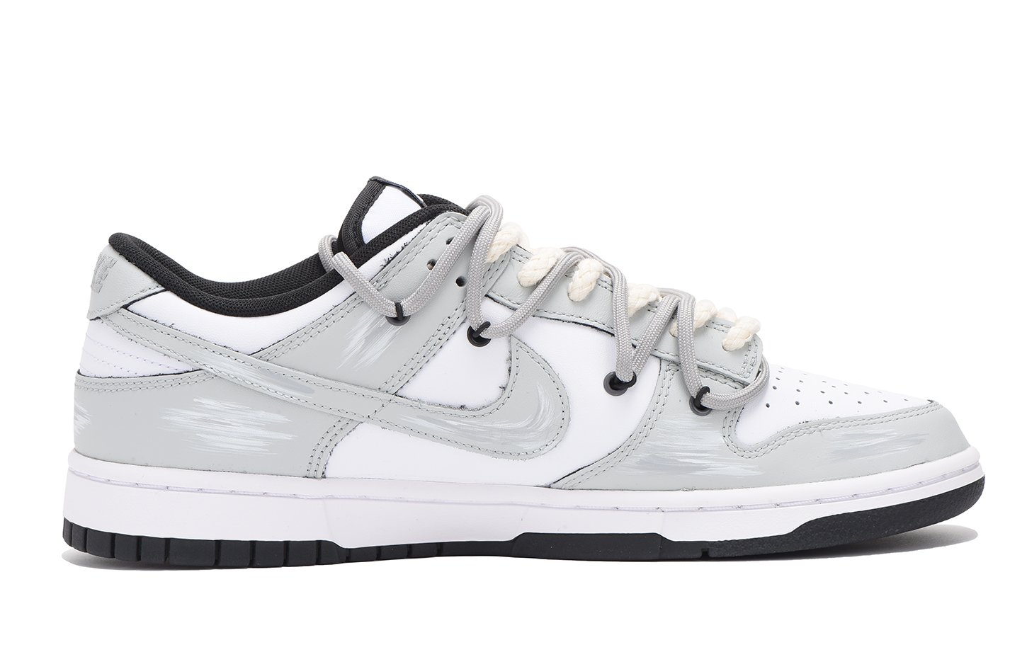 Buy [Custom Shoes] Nike Dunk Low Retro 'Paper Plane Deconstructed Grey' - Novelship