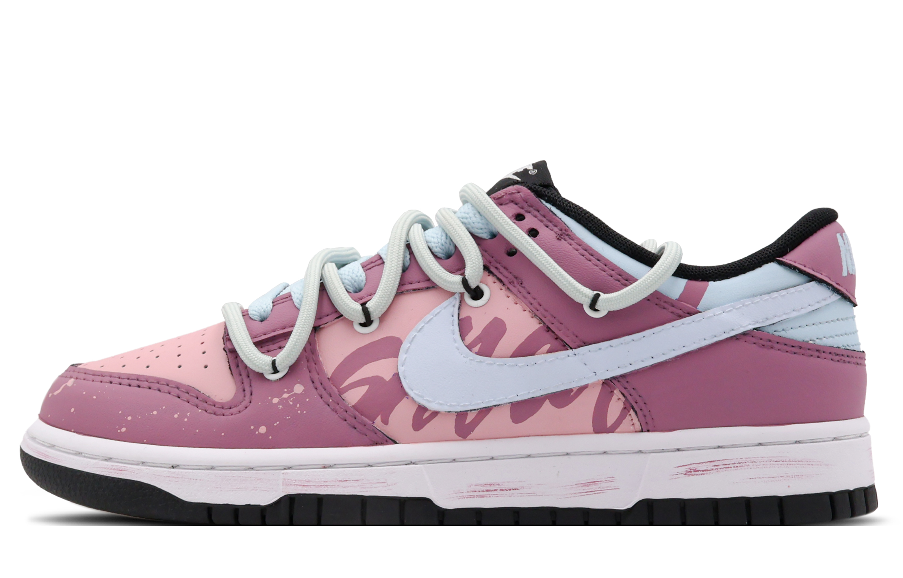 [Custom Shoes] Nike Dunk Low Retro 'Peach Blue Summer Vibes' - Novelship