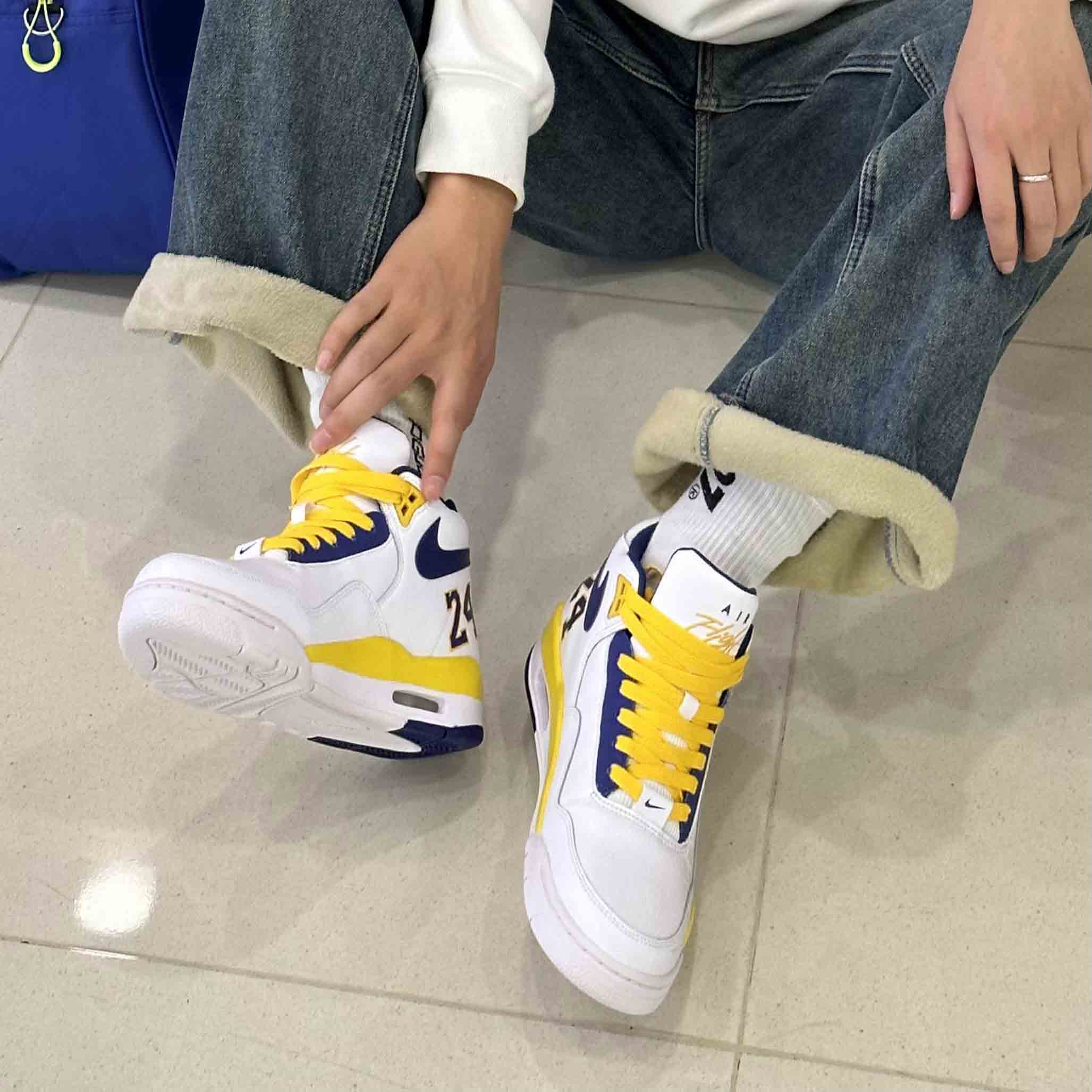 Buy [Custom Shoes] Nike Flight Legacy 'Black Mamba Snake Scales ...