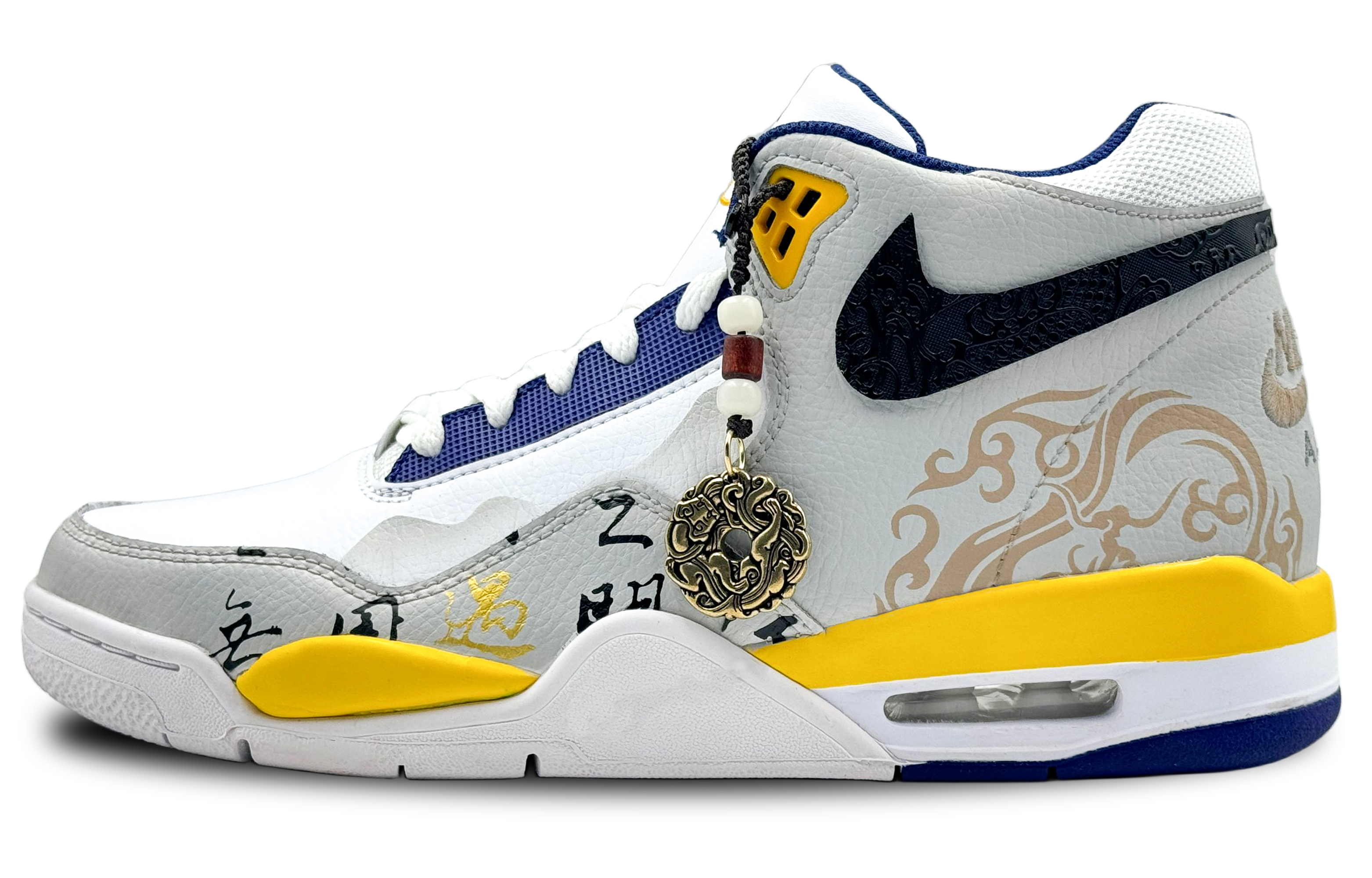 Buy [Custom Shoes] Nike Flight Legacy 'CNY Dragon Grey' - Novelship