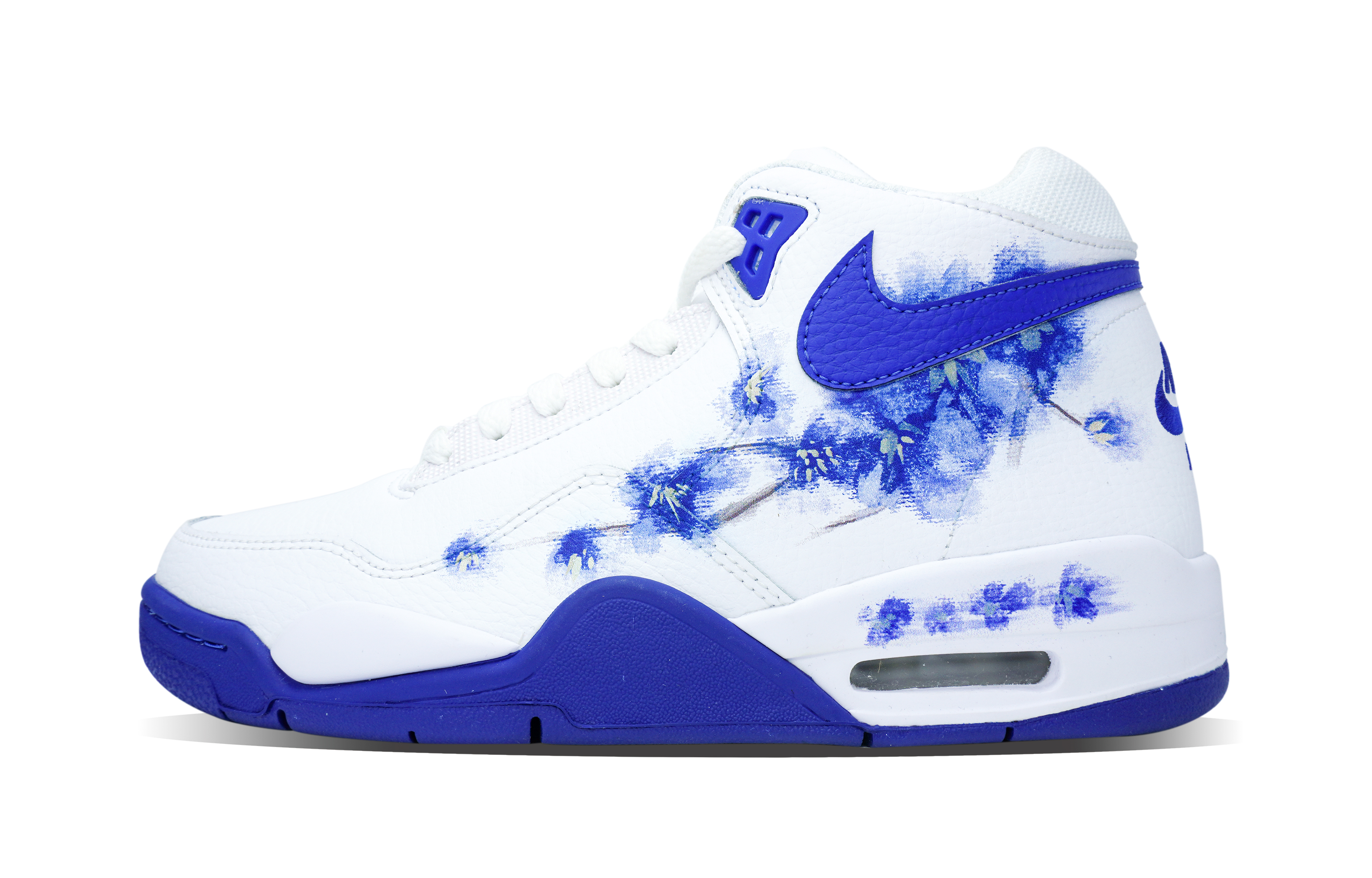 [Custom Shoes] Nike Flight Legacy 'Snail Blue Lover' - Novelship