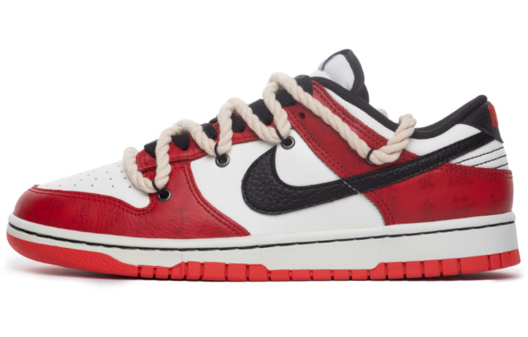 [Custom Shoes] Nike NBA x Dunk Low 'Chinese Calligraphy - Red White ...