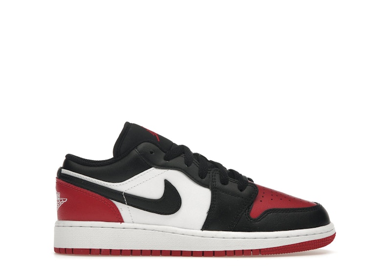 Buy (Grade School) Air Jordan Air 1 Low 'Bred Toe 2.0' 553560-161 ...