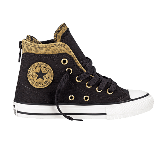 (Grade School) Converse Chuck Taylor All Star Back Zip Hi 'Black ...