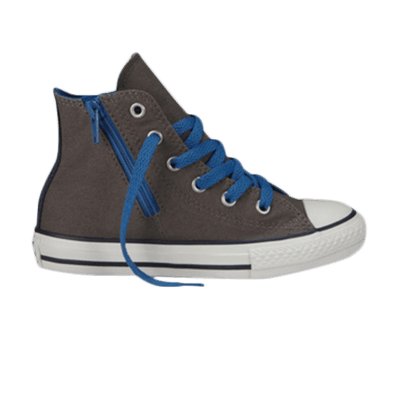 (Grade School) Converse Chuck Taylor All Star Side Zip Hi 'Charcoal ...
