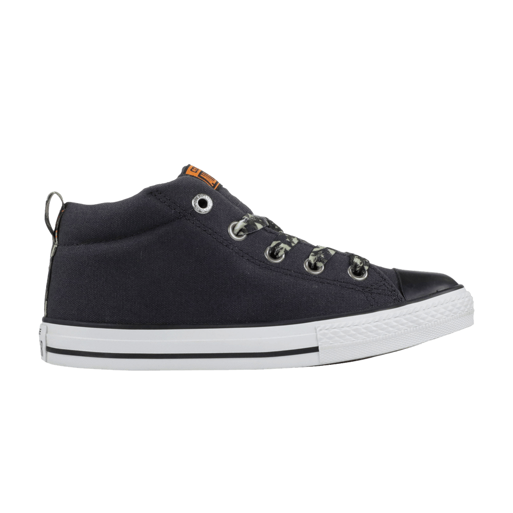 (Grade School) Converse Chuck Taylor All Star Street Mid Junior 'Black ...