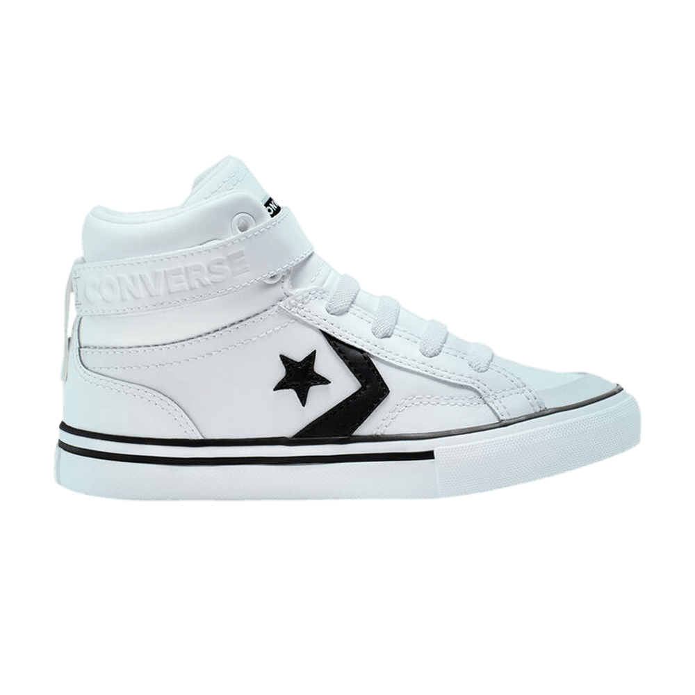 (Grade School) Converse Pro Blaze Strap High 'White Black' 663605C ...