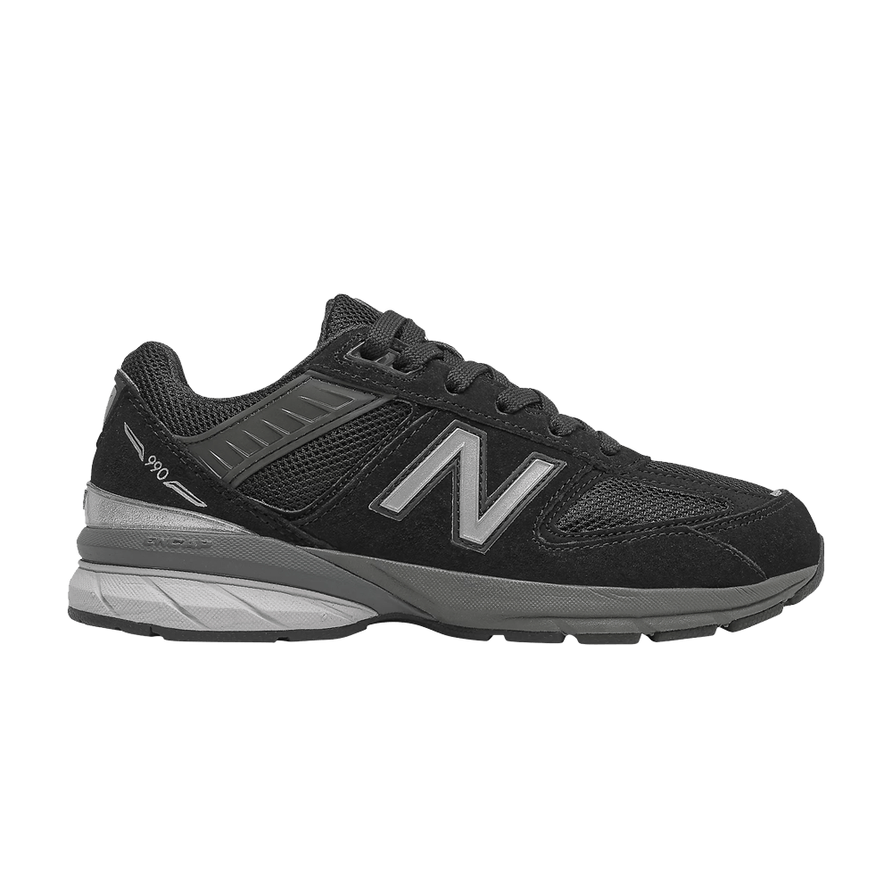 (Grade School) New Balance 990v5 X‑Wide 'Black' GC990BK5‑XW - GC990BK5 ...