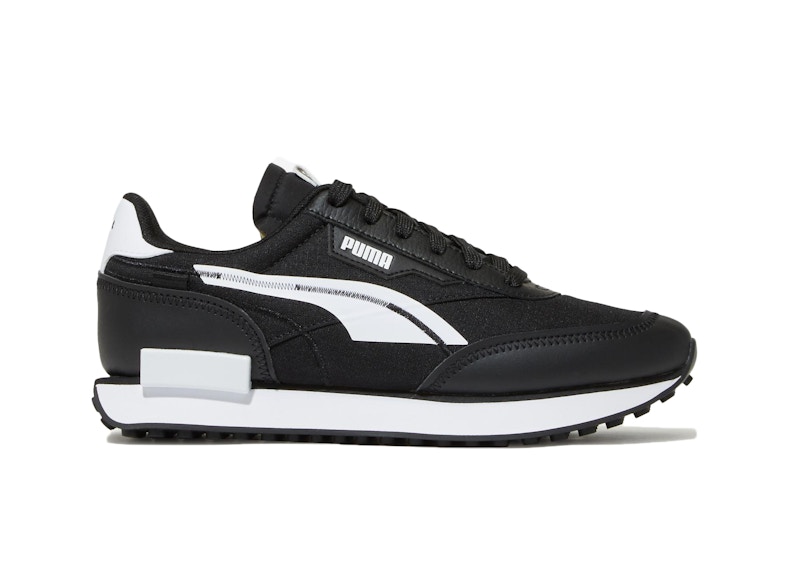 Buy (Grade School) Puma Future Rider 'Black White' 382031-01 - Novelship