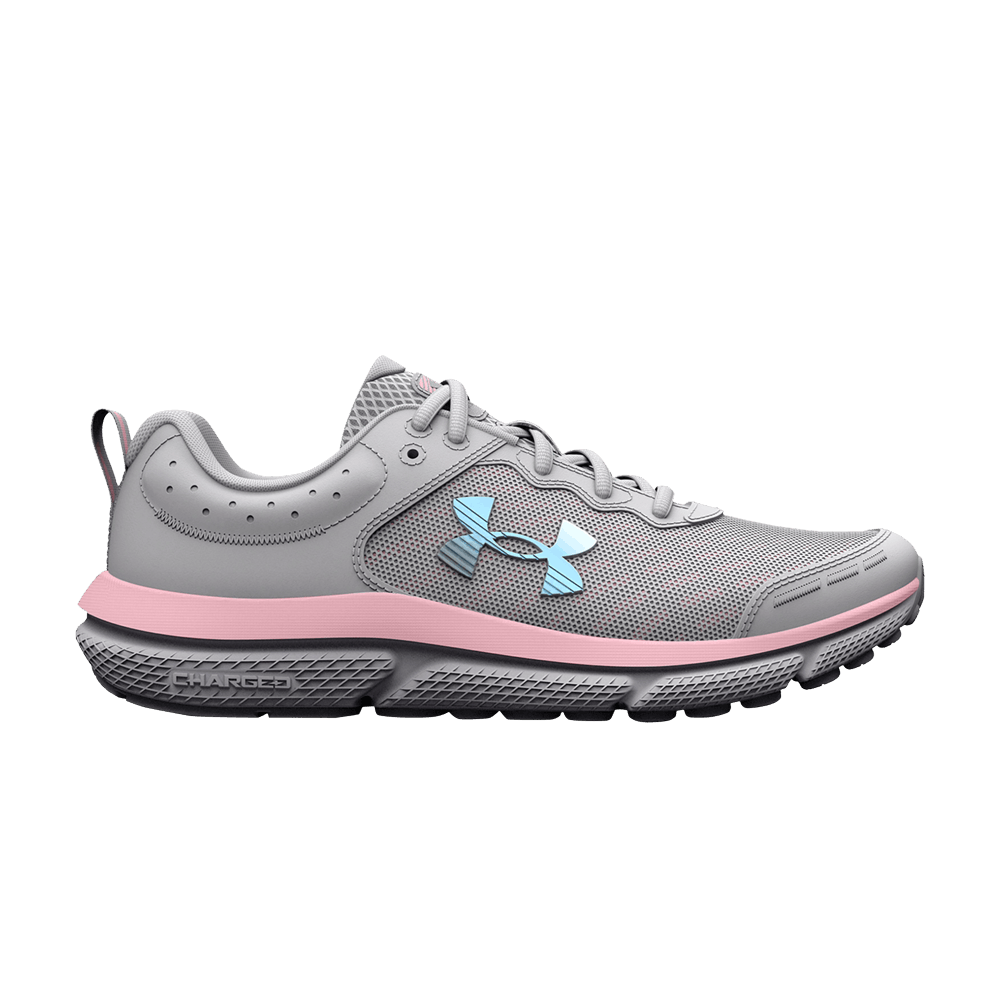 Buy (Grade School) Under Armour Assert 10 AC 'Halo Grey Pink Sugar ...