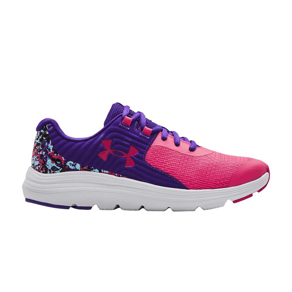 Buy (Grade School) Under Armour Outhustle Print 'Gala White' 3025061 ...