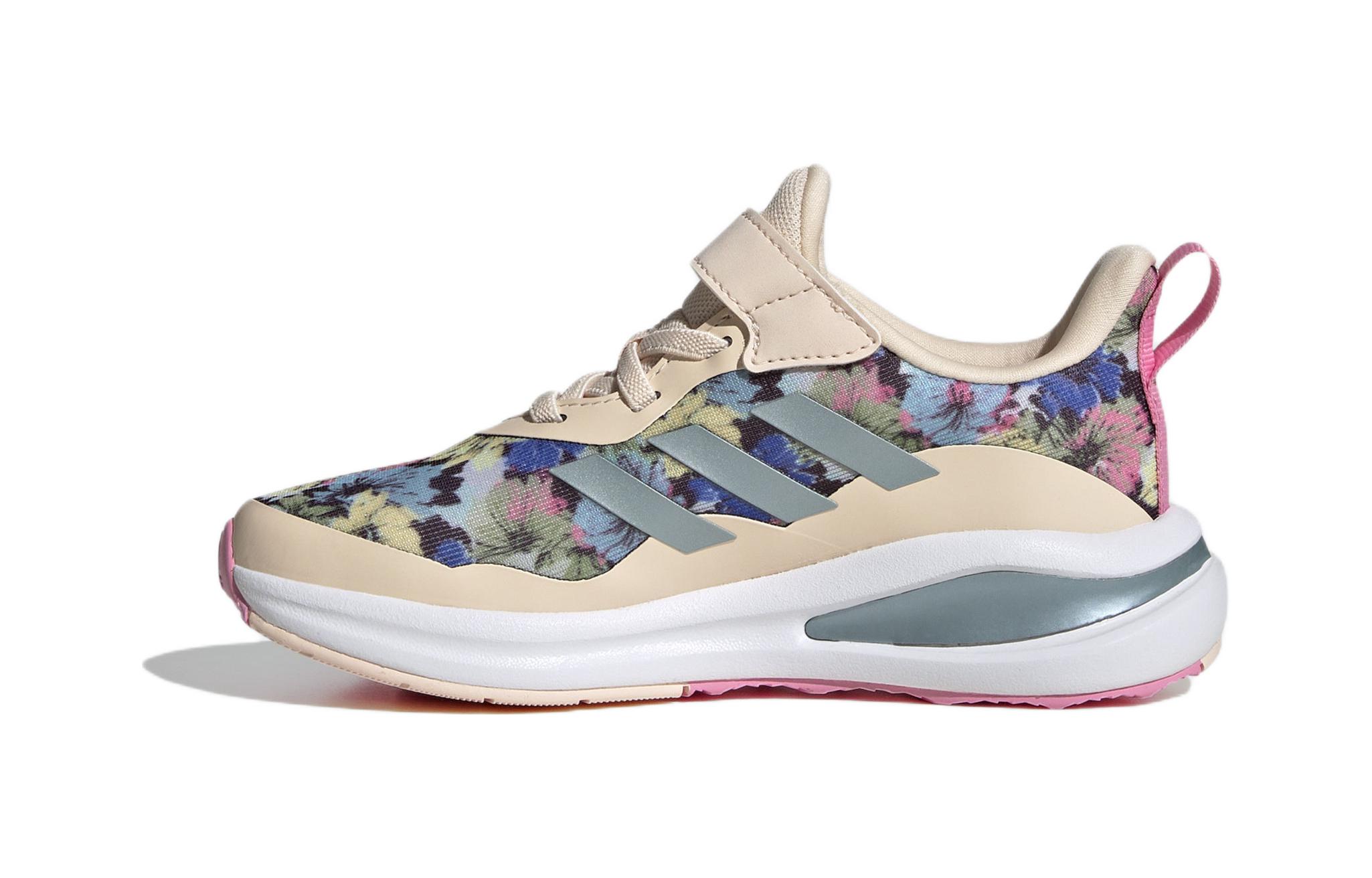 (Preschool) adidas FortaRun EL Top Strap 'Floral Bliss Orange' GV9475 ...