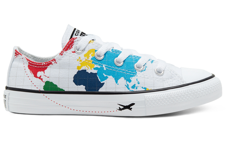 Buy (Preschool) Converse Chuck Taylor All Star World Map 'White Blue ...
