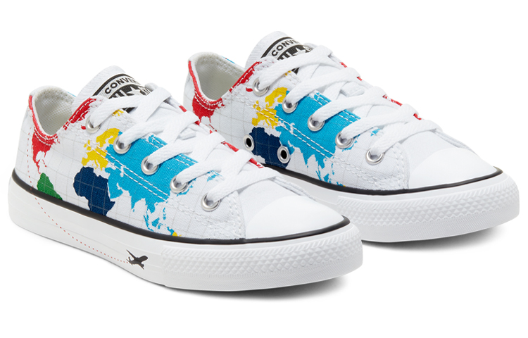 Buy (Preschool) Converse Chuck Taylor All Star World Map 'White Blue ...
