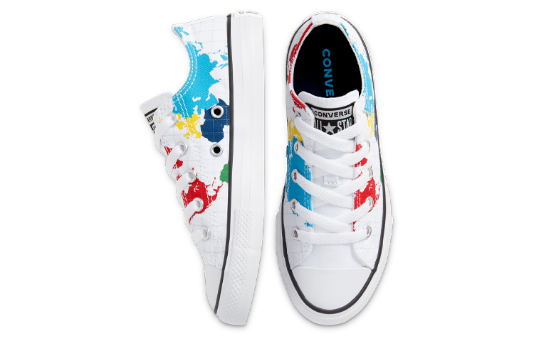 Buy (Preschool) Converse Chuck Taylor All Star World Map 'White Blue ...