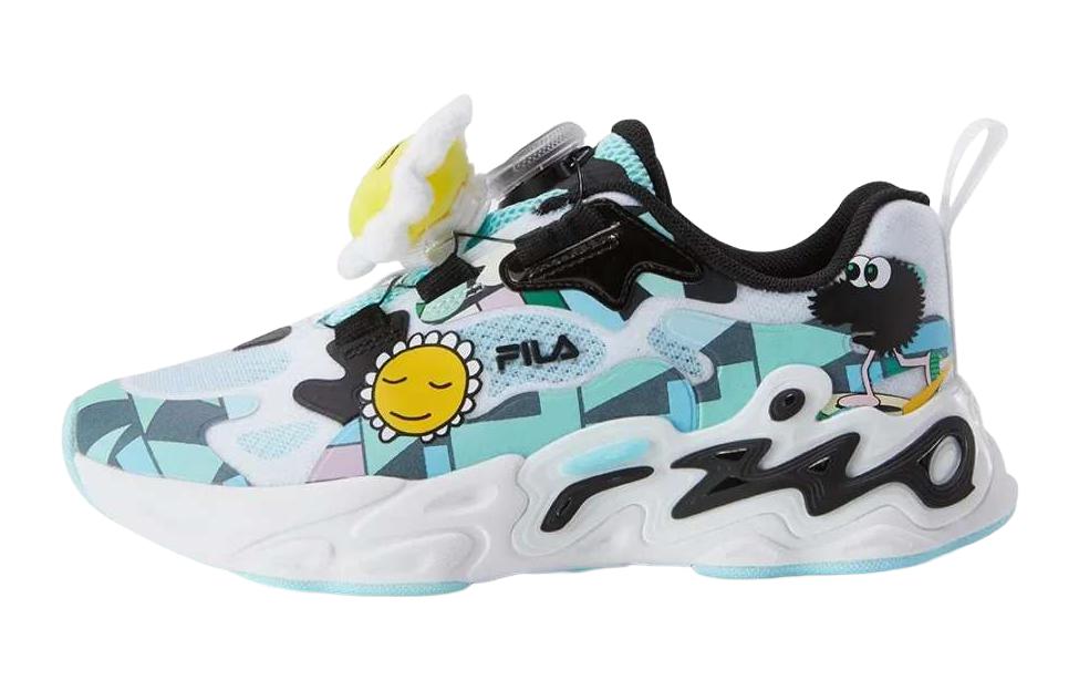 (Preschool) FILA Running Shoe 'Artist Run Splash - Blue White ...