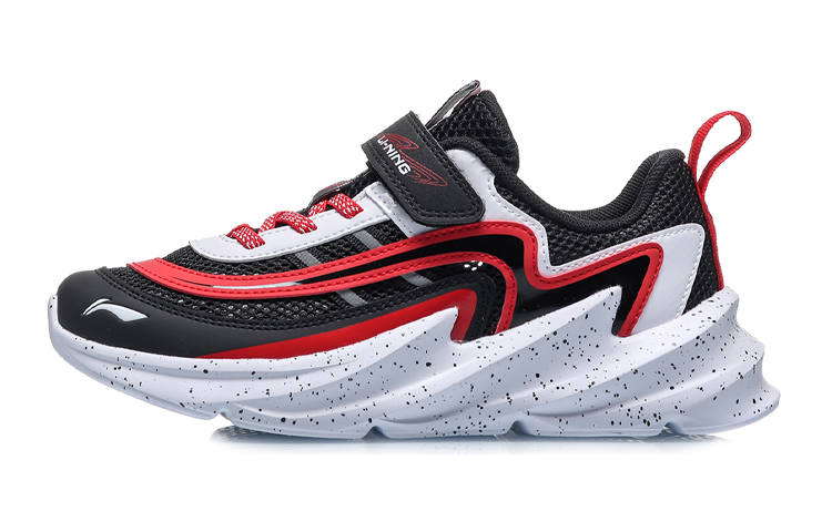 (Preschool) Li-Ning 'Black Red White' 'Da Sha Yu' YKCQ098-3 - YKCQ098-3 ...