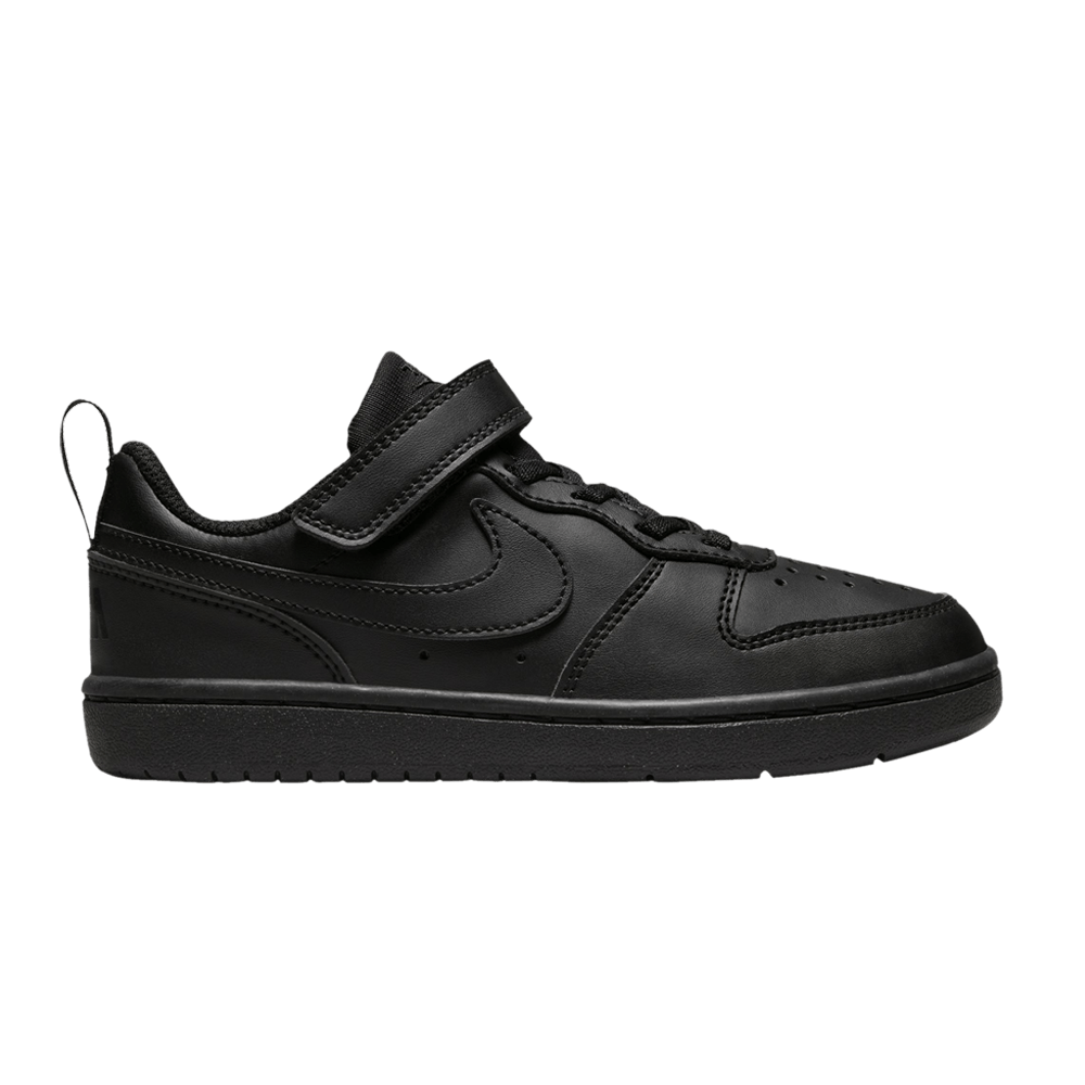 (Preschool) Nike Court Borough Low Recraft 'Triple Black' DV5457-002 ...