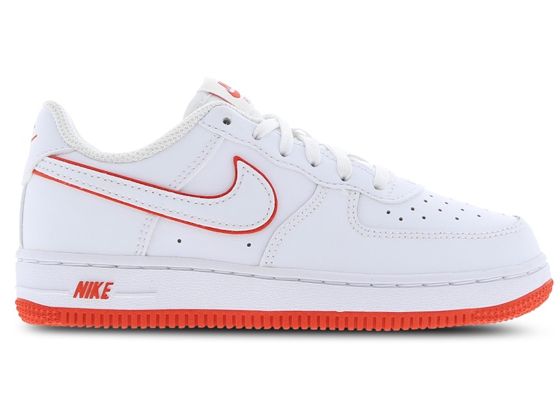 Buy (Preschool) Nike Force 1 Low 'White Picante Red' FJ3484-101 - Novelship