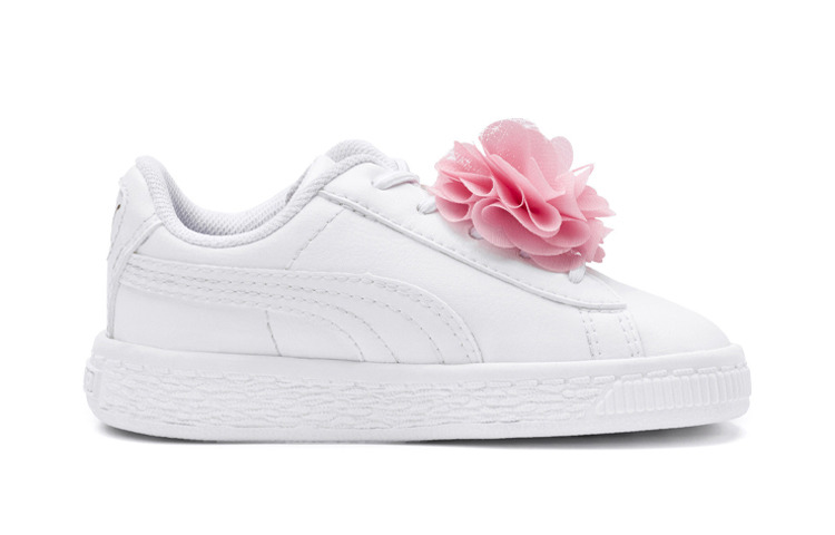 Buy (Preschool) Puma Basket 'Flower' 368951-01 - Novelship