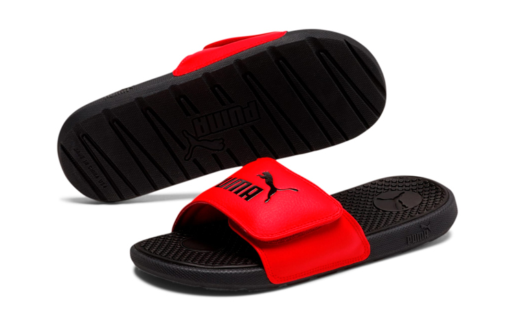 Buy (Preschool) Puma Cool Cat V Slide 'Black Red' 371030-04 - Novelship