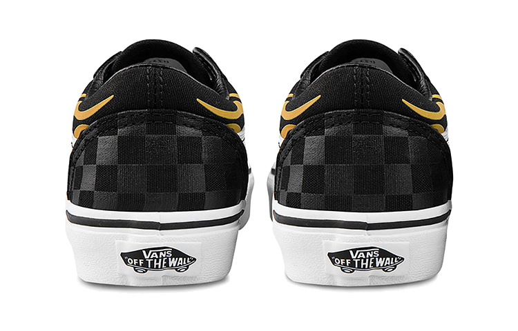 Buy Vans Old Skool Fire Black VN0A4BUUESY - Novelship