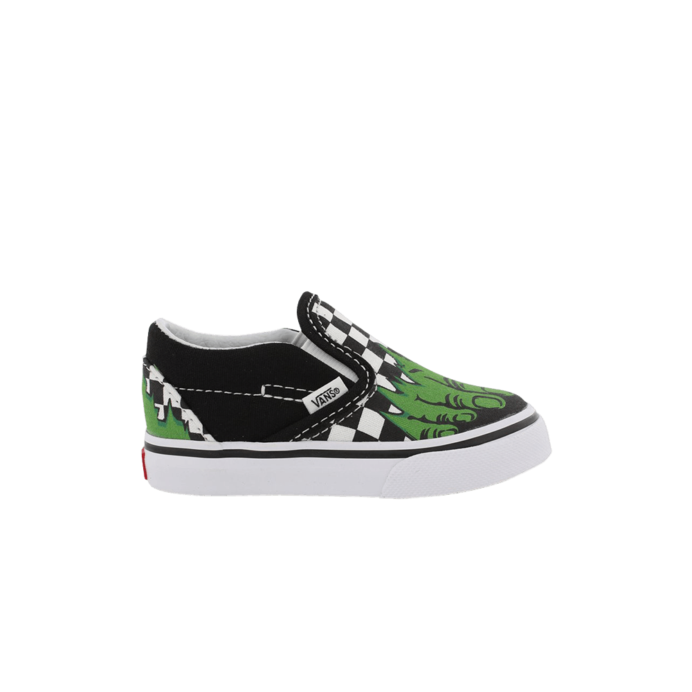 Buy (Toddler) Marvel x Vans Classic Slip-On 'Hulk' VN000EX8U44 - Novelship