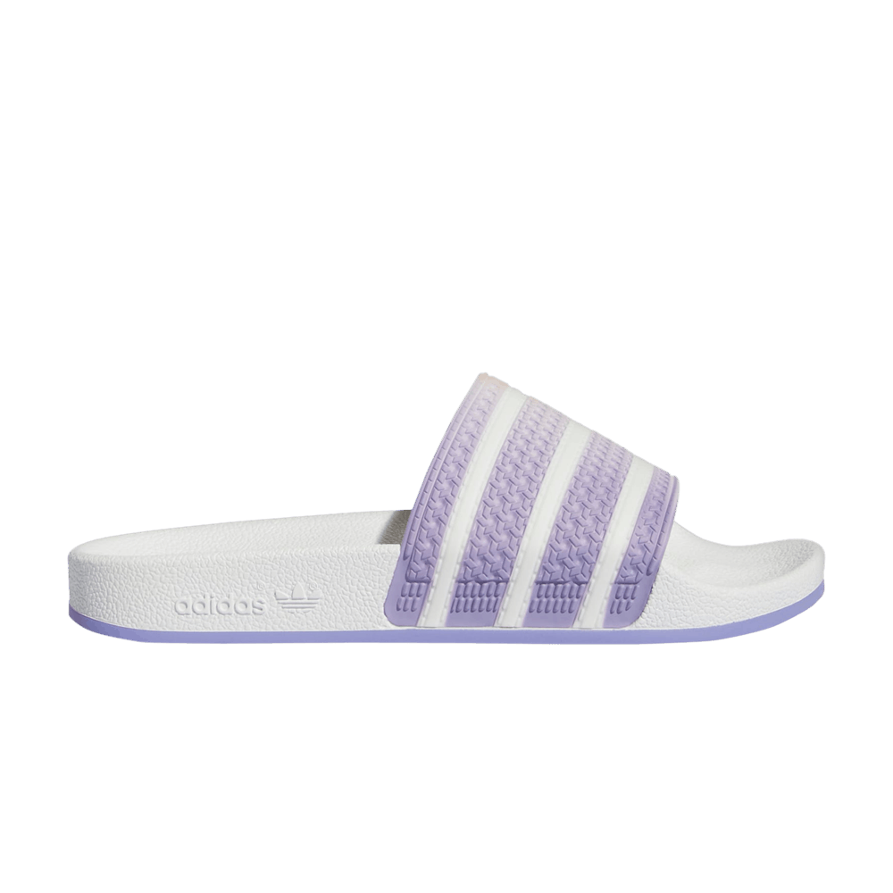 (Women) adidas Adilette Slide 'White Light Purple Copper' GV7757 ...