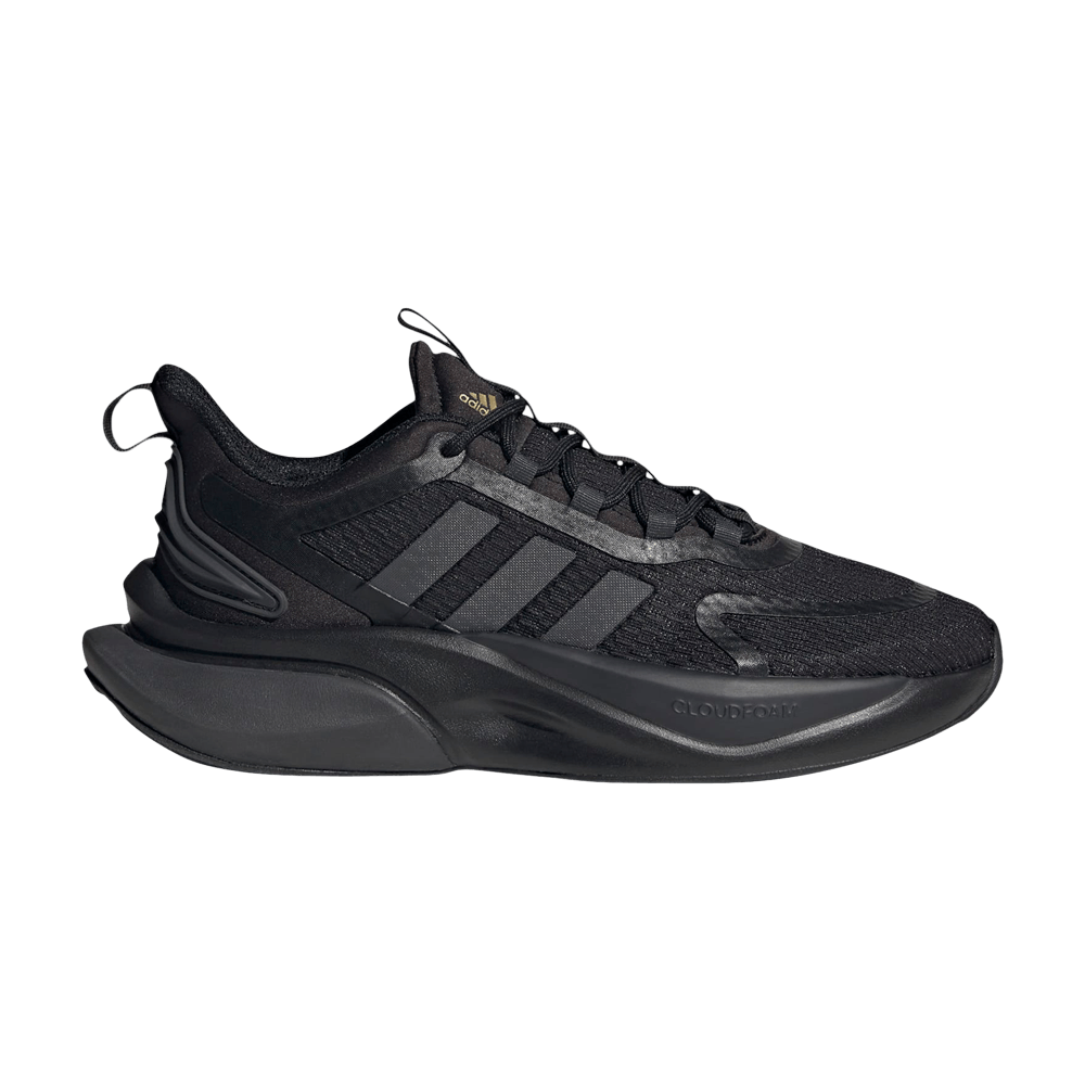 (Women) adidas AlphaBounce Plus 'Black Gold Metallic' HP6149 - HP6149 ...