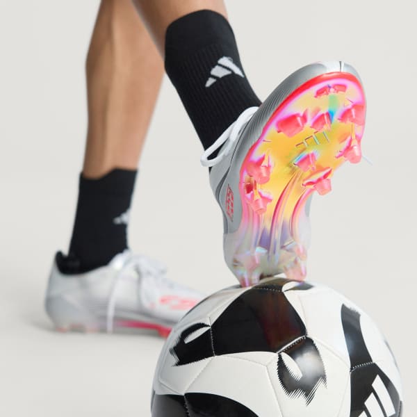 購買 Adidas F50 Messi Elite FG 足球鞋 雲白/亮紅/金屬銀 JP5593 - Novelship