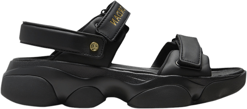 (Women) Air Jordan Deja Sandal 'Black Metallic Gold' FN5036-001 ...