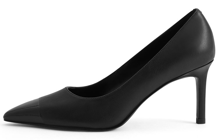 (Women) CHARLES & KEITH Pointed-Toe High Heels 'Simple Commuter Black ...