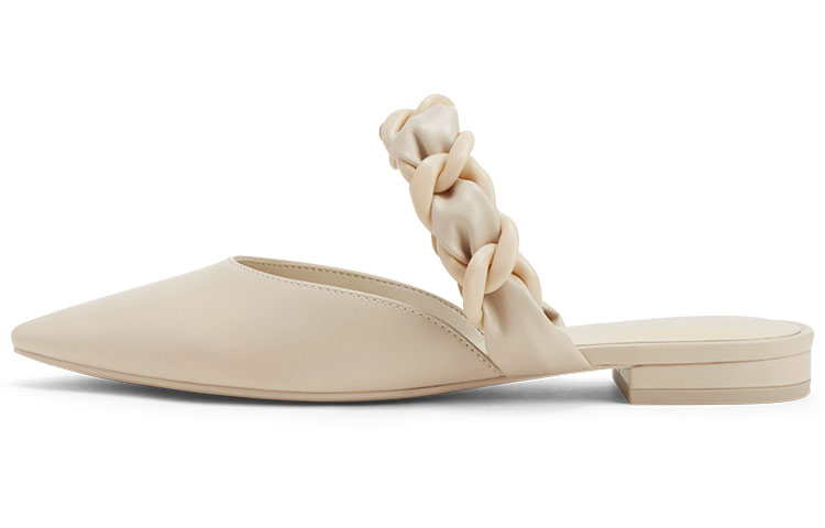 (Women) CHARLES & KEITH Chain Strap Pointed Mule 'Pink White' CK1 ...
