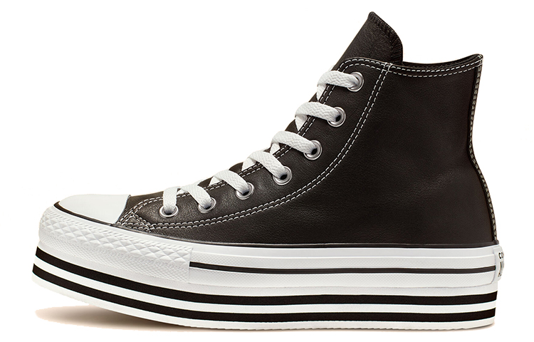 (Women) Converse Chuck Taylor All Star Platform High Top Leather Sponge ...
