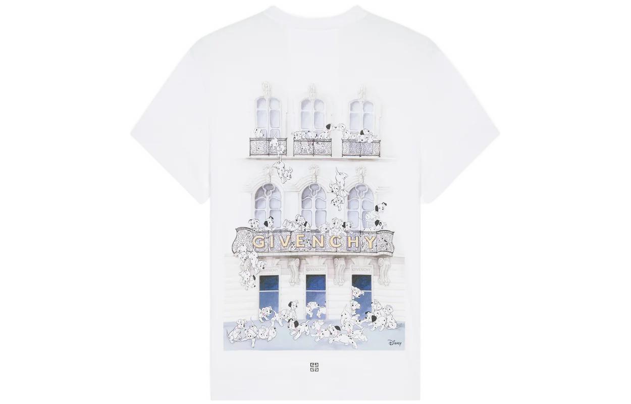 Comprar (Women) GIVENCHY FW22 White Dalmatian Logo Printed Oversized T ...