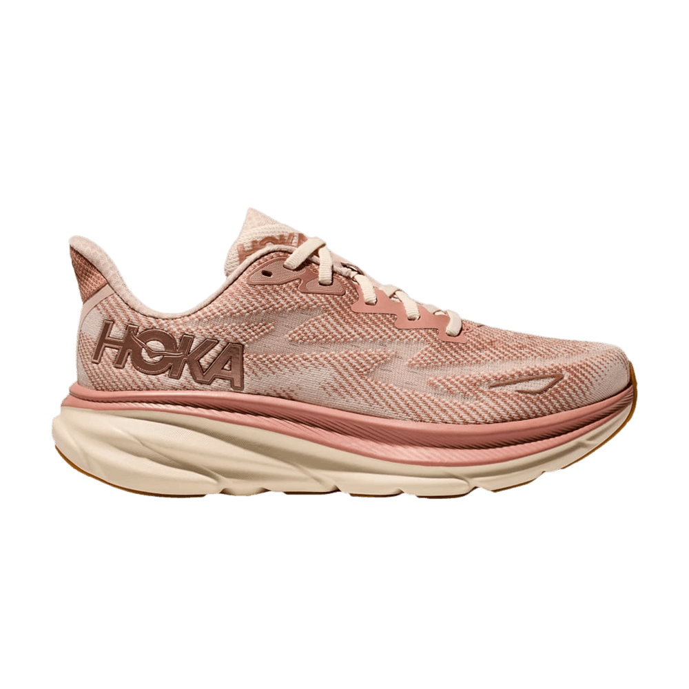 (Women) HOKA Clifton 9 'Sandstone Cream' 1127896‑SNC - 1127896-SNC ...