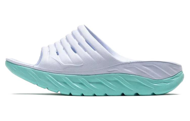 (Women) HOKA ONE ONE Recovery Slide 2 'White Blue Tint' 1099674-WBTN ...